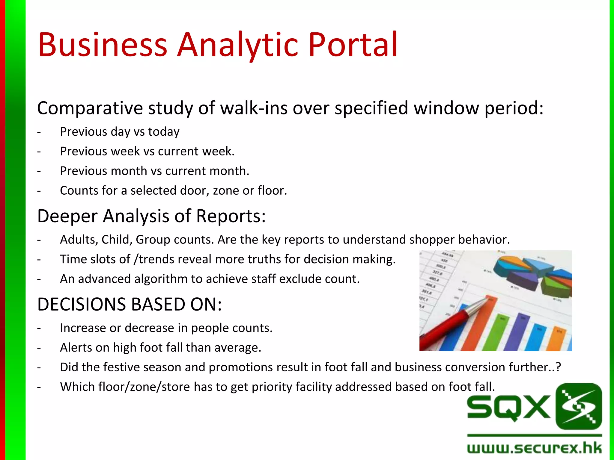 SQX's Business Analysis Portal presentation | PPTX