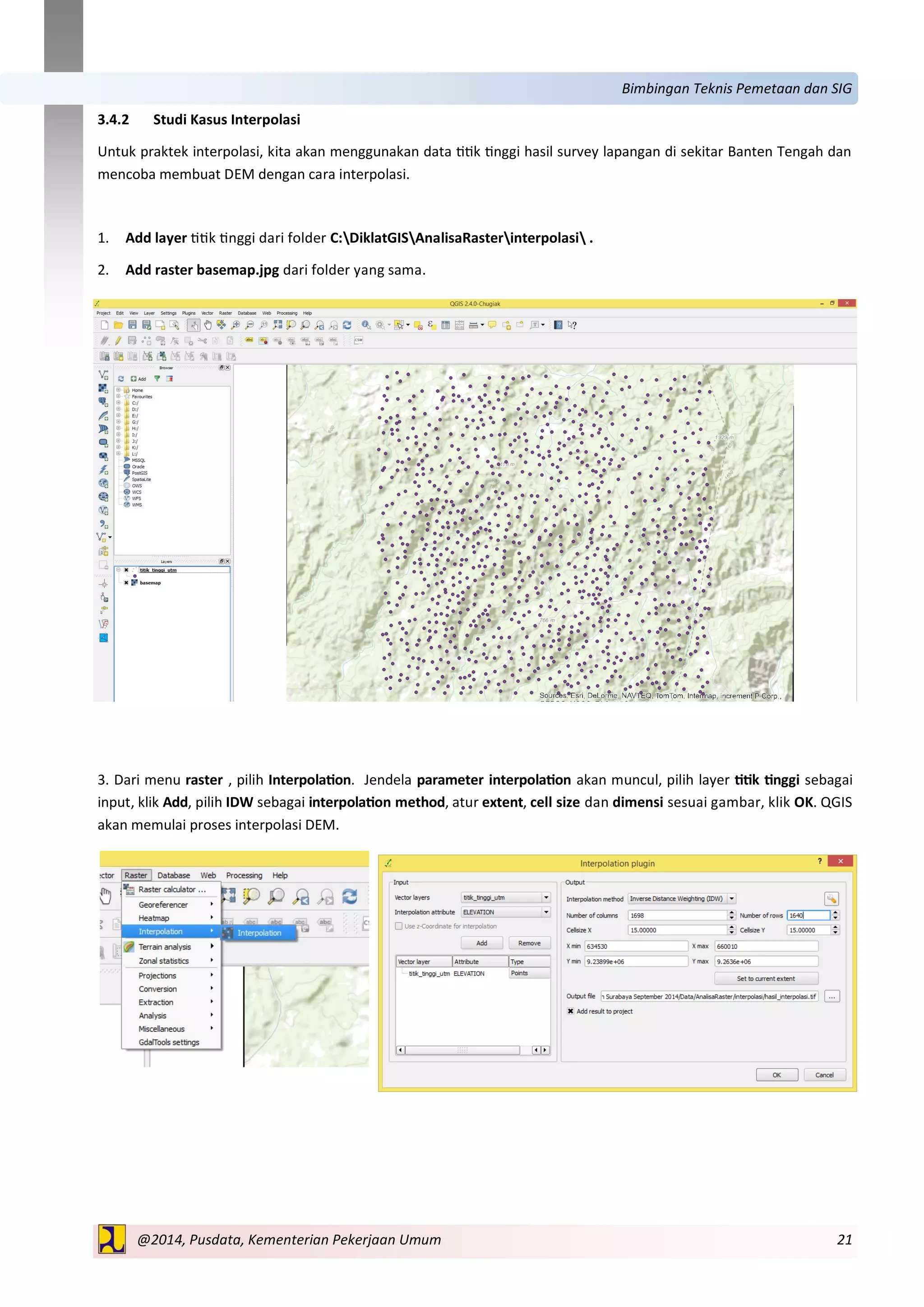 Modul Quantum GIS 2 (Aplikasi) | PDF