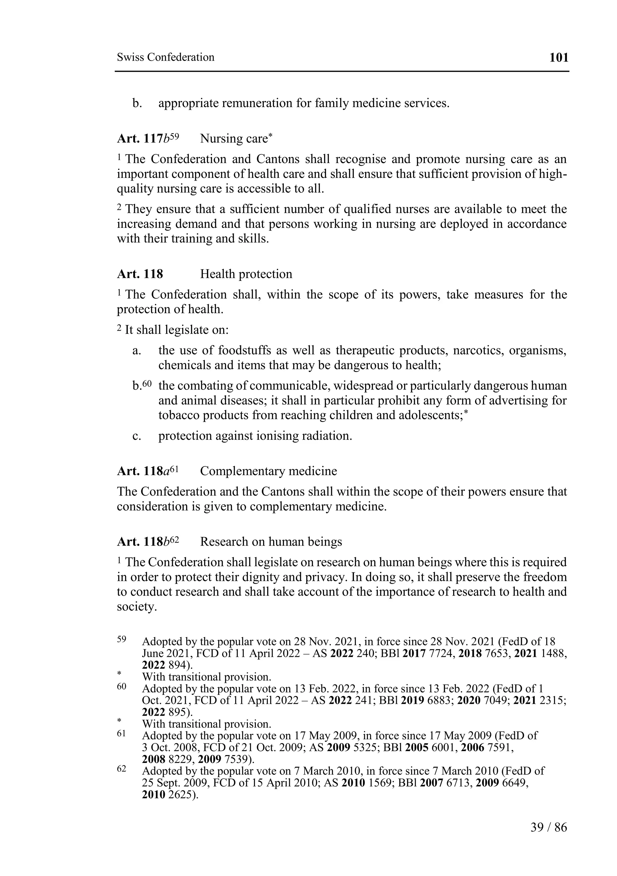 SR-101-01012024-EN.docx Federal Constitution of the Swiss Confederation ...
