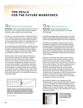Future Work Skills 2020 | PDF