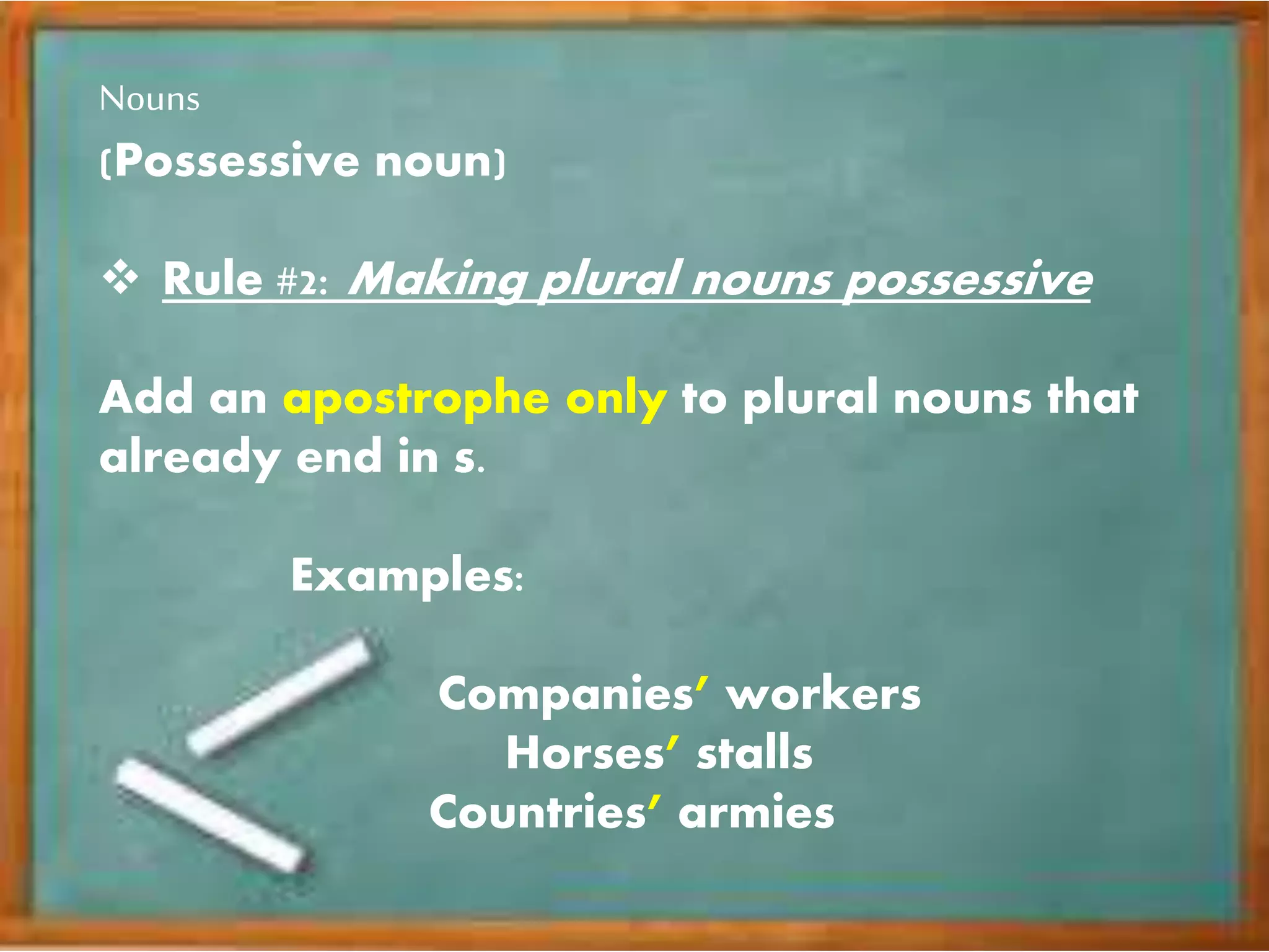 Nouns Slideshow presentation | PPTX