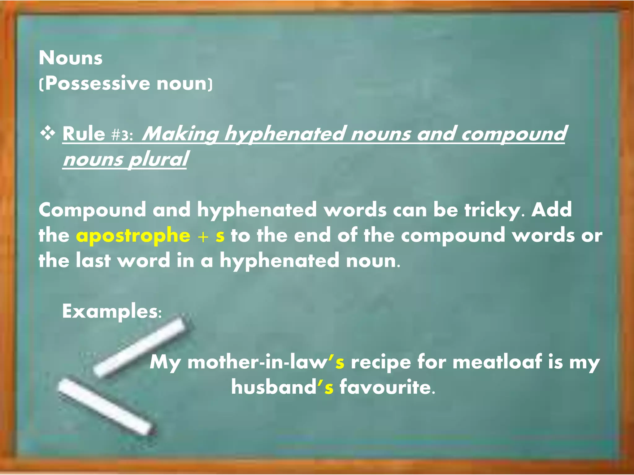 Nouns Slideshow presentation | PPTX