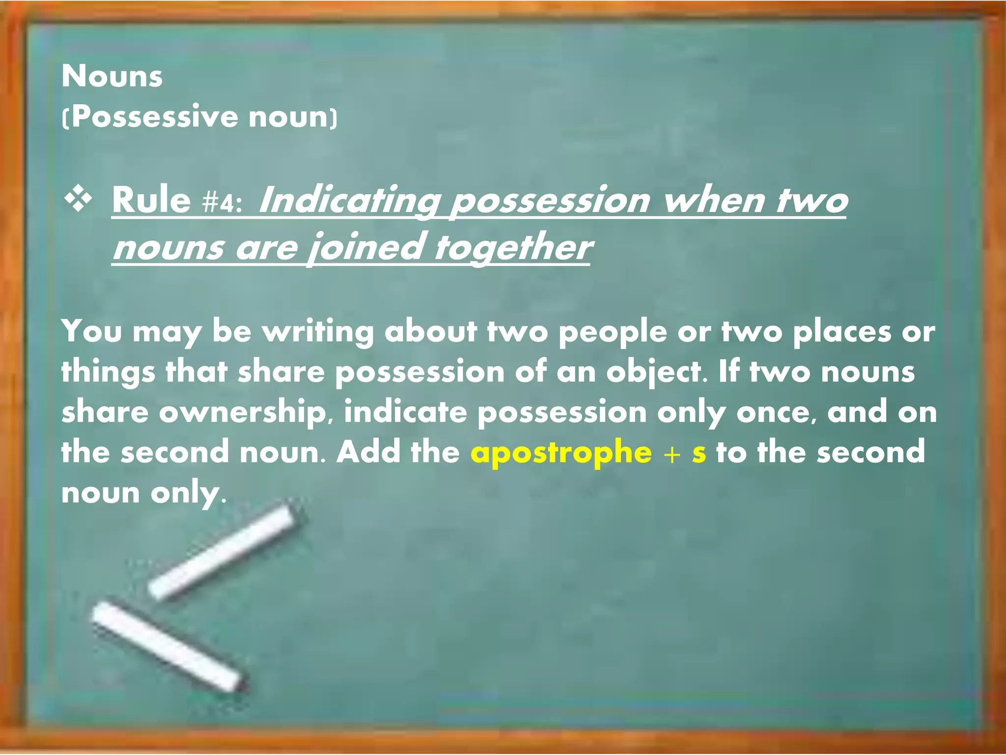 Nouns Slideshow presentation | PPTX
