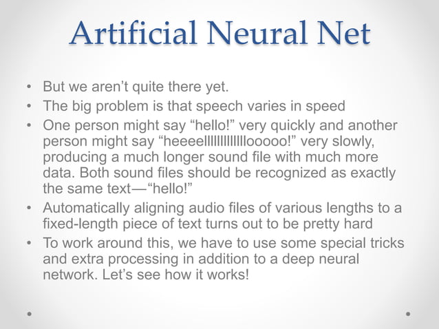 Speech Recognition System | PPTX