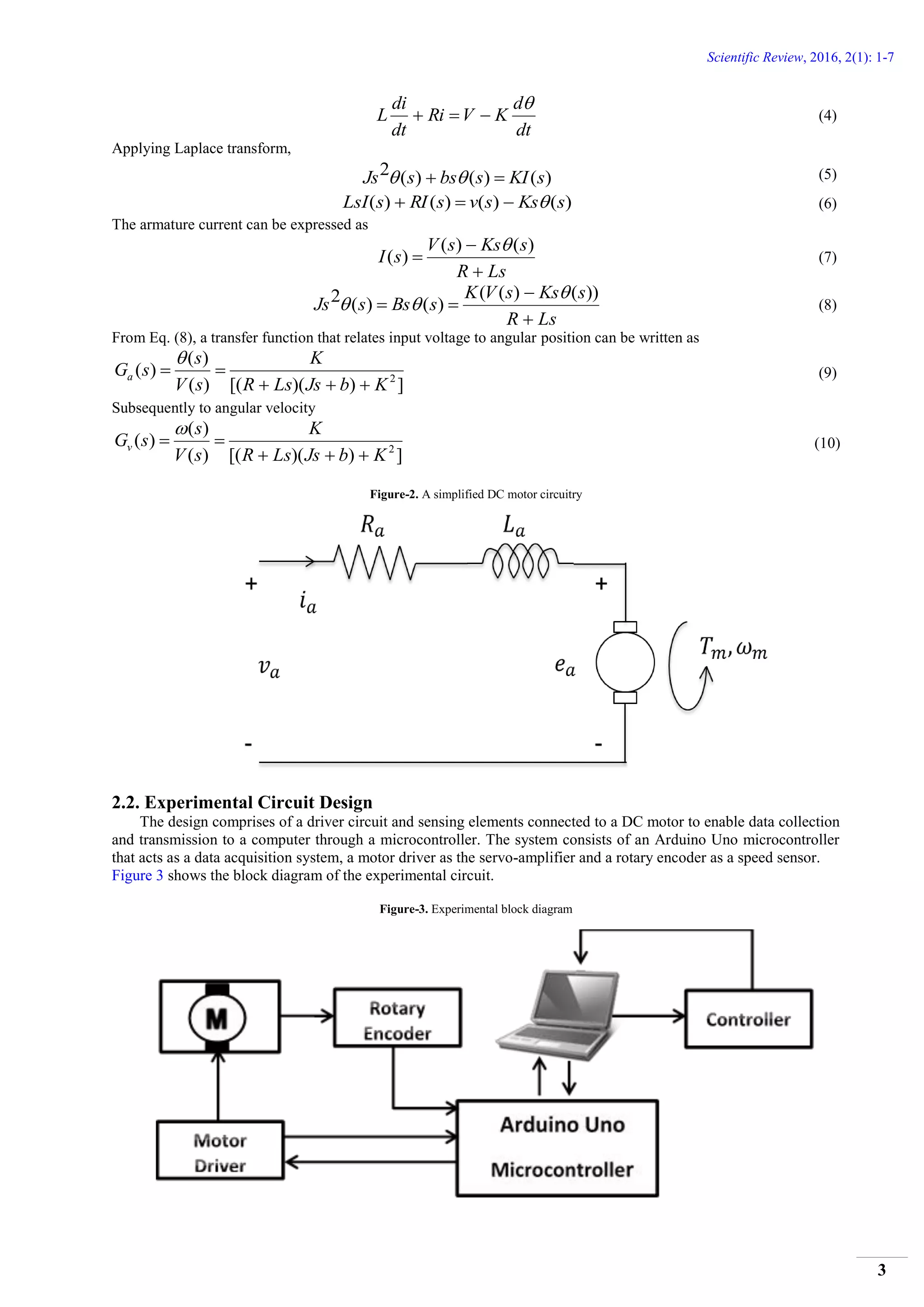 Model Validation and Control of an In-Wheel DC Motor Prototype for ...