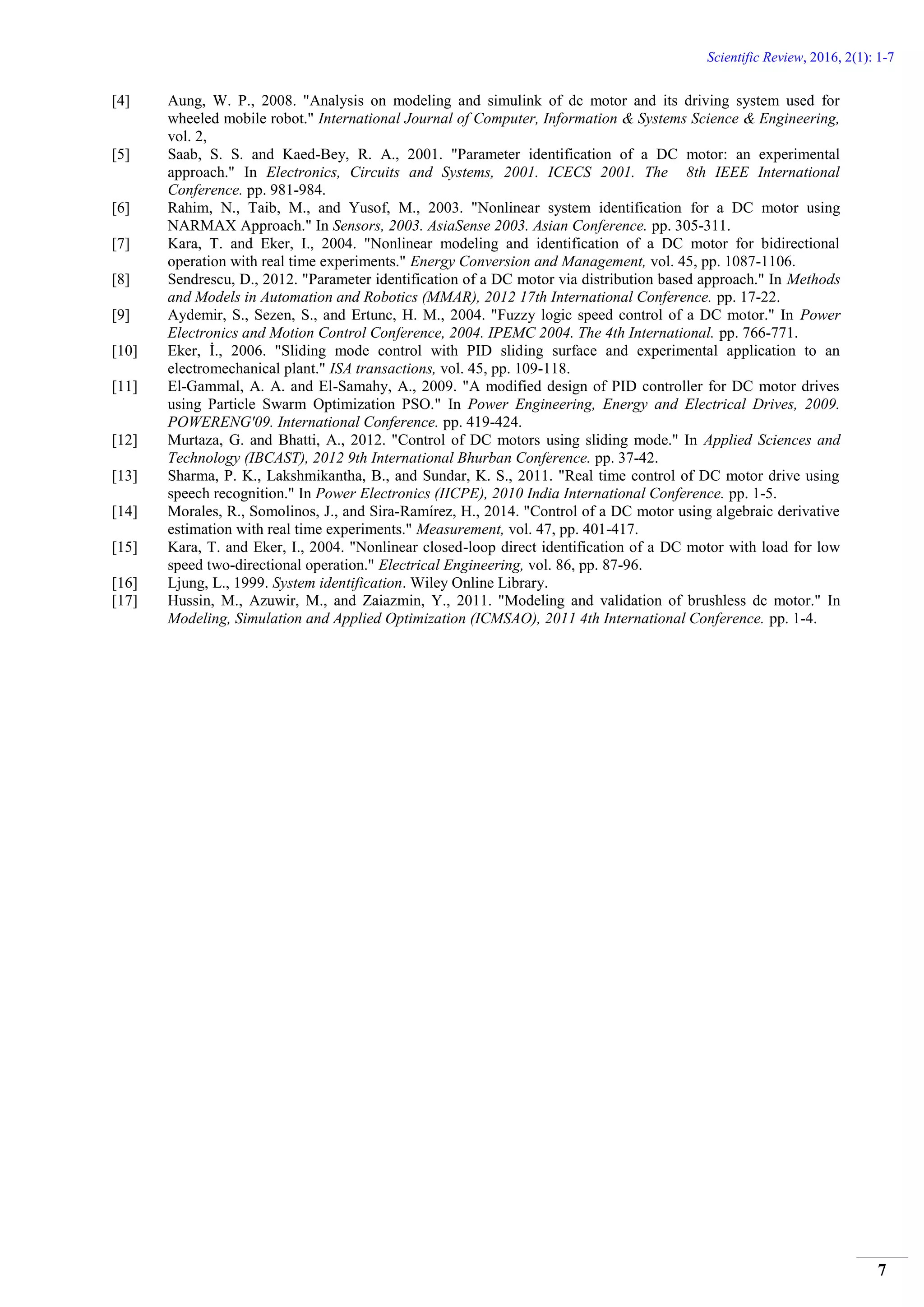 Model Validation and Control of an In-Wheel DC Motor Prototype for ...