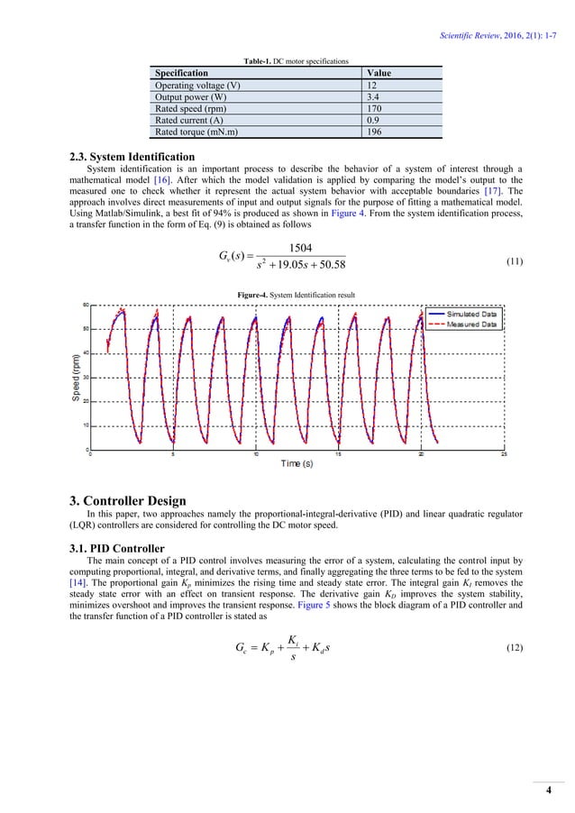 Model Validation and Control of an In-Wheel DC Motor Prototype for ...