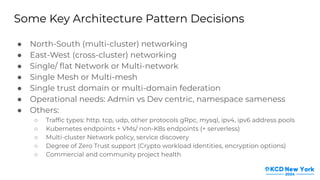 Multi-cluster Kubernetes Networking- Patterns, Projects and Guidelines ...