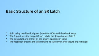 SR-Latch Digital Logic Design presentation.pptx