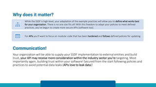 INTERFACE by apidays 2023 - Secure Software Development Framework (SSDF ...