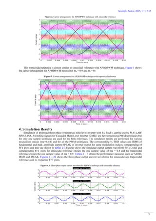 Performance Evaluation of a Three Phase Nine Level Inverter with Reduced Switch Count | PDF