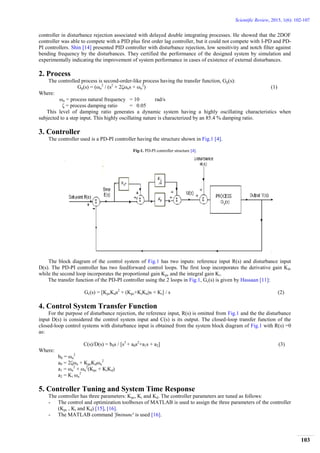 Disturbance Rejection with a Highly Oscillating Second-Order Process, Part II: PD-PI Controller ...