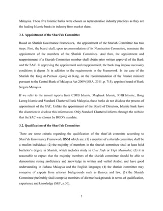 The Role of Shariah Board in Islamic Banks | PDF