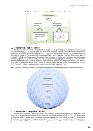 Information Science Vs. Information Management: An Analytical Perspective | PDF