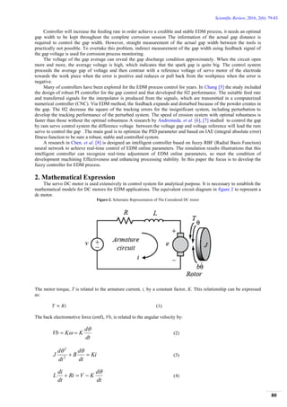 Controlling of EDM Servo System Using Fuzzy Logic Controller | PDF