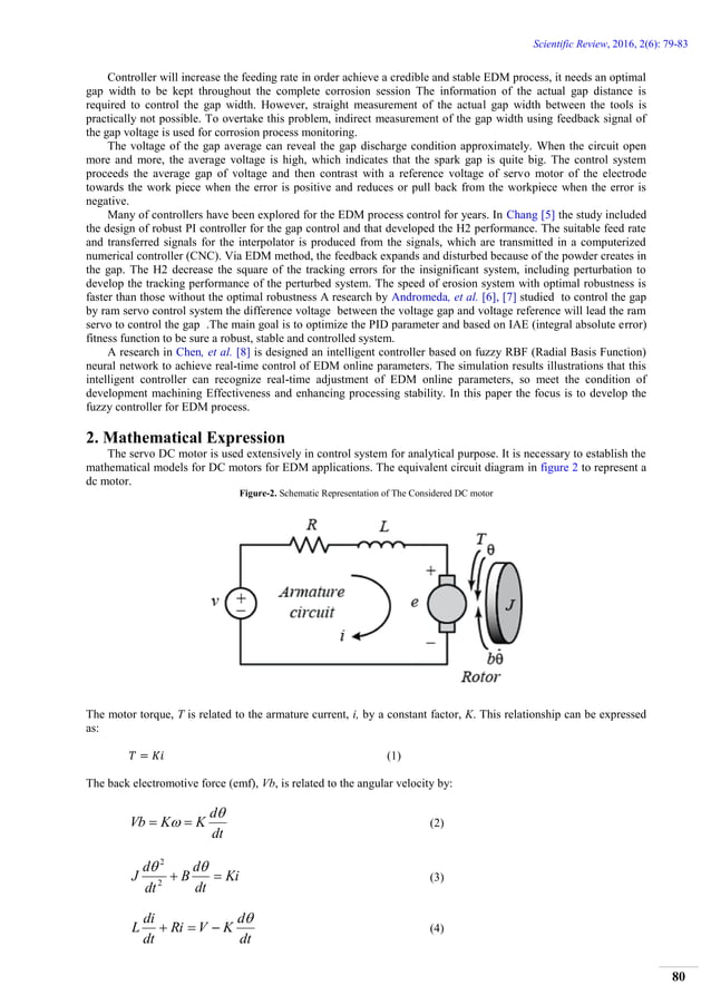 Controlling of EDM Servo System Using Fuzzy Logic Controller | PDF