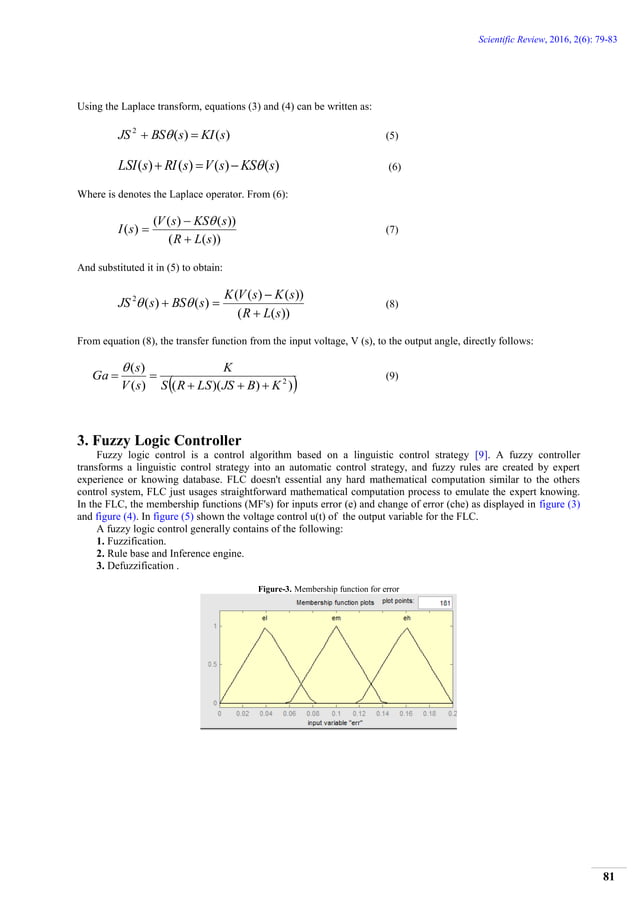 Controlling Of Edm Servo System Using Fuzzy Logic Controller Pdf