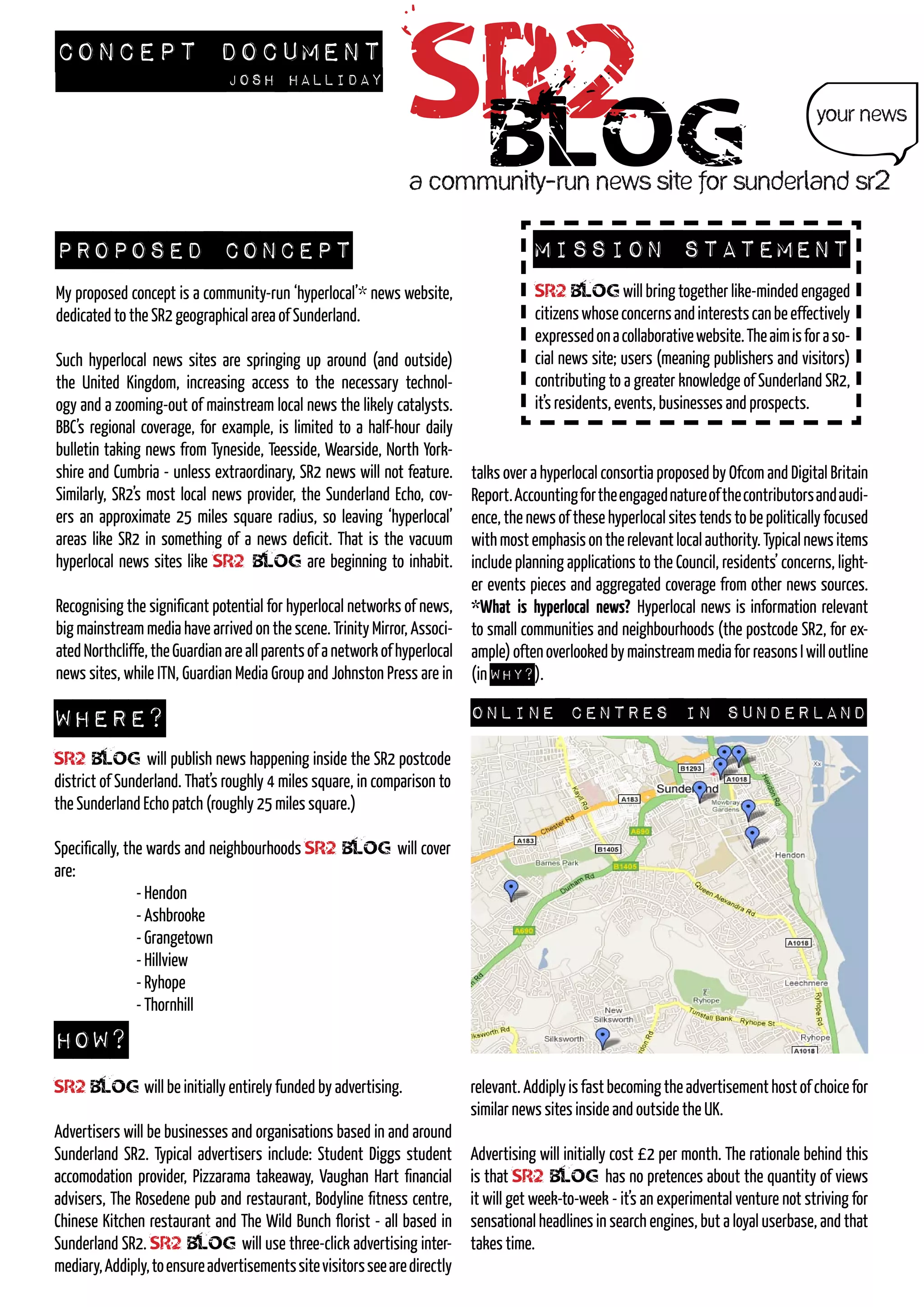 SR2 Blog - Concept Document | PDF