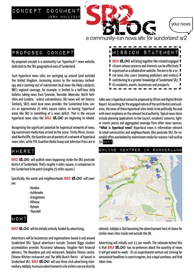 SR2 Blog - Concept Document | PDF