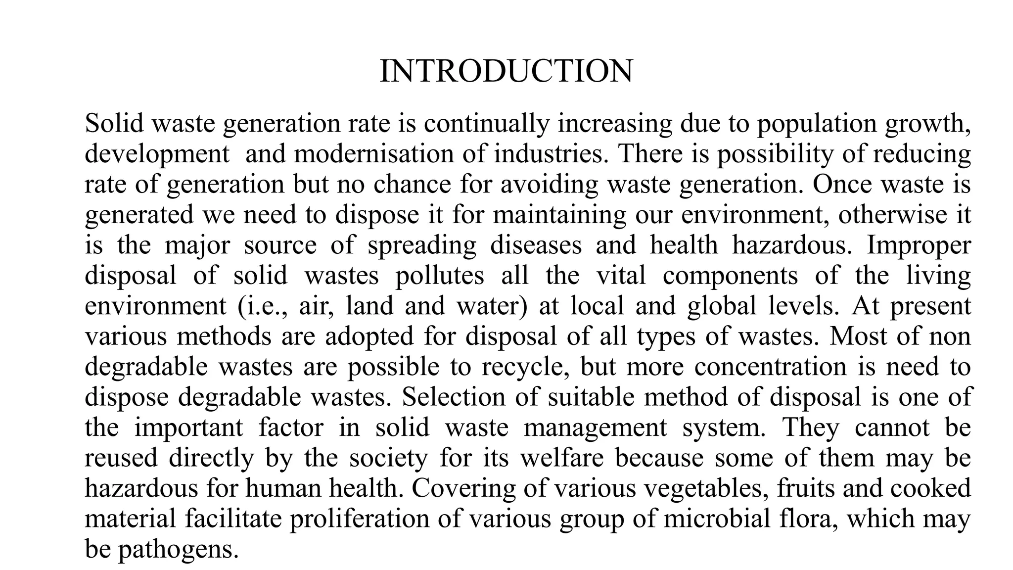 Solid waste management ppt | PPTX