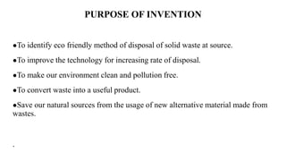 Solid waste management ppt | PPTX