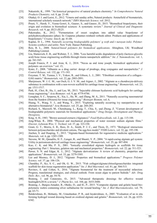 Biodegradable Natural Polymers for Biomedical Applications | PDF