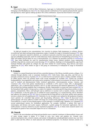 Biodegradable Natural Polymers for Biomedical Applications | PDF