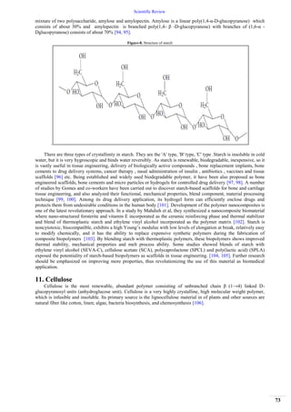 Biodegradable Natural Polymers for Biomedical Applications | PDF