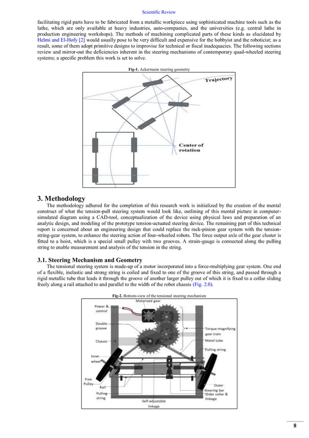 Geometrical Analysis and Design of Tension-Actuated Ackermann Steering ...