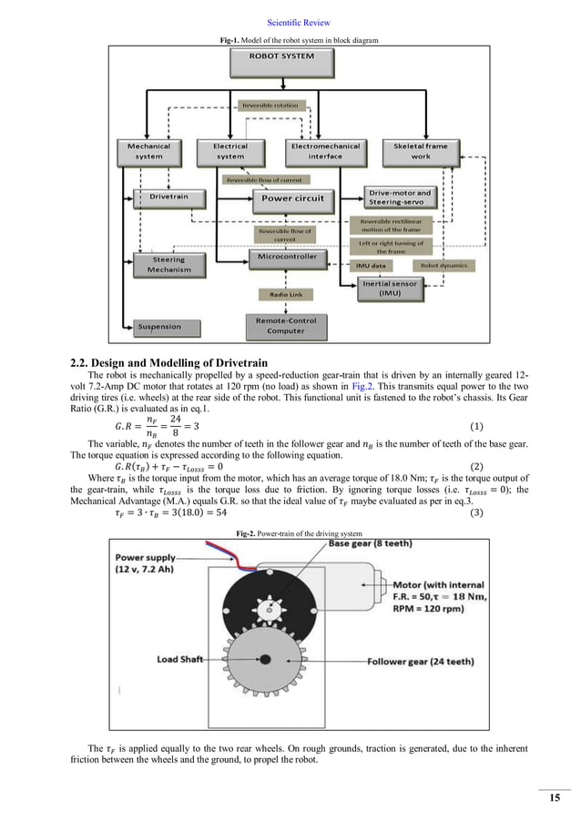Design of Quad-Wheeled Robot for Multi-Terrain Navigation | PDF