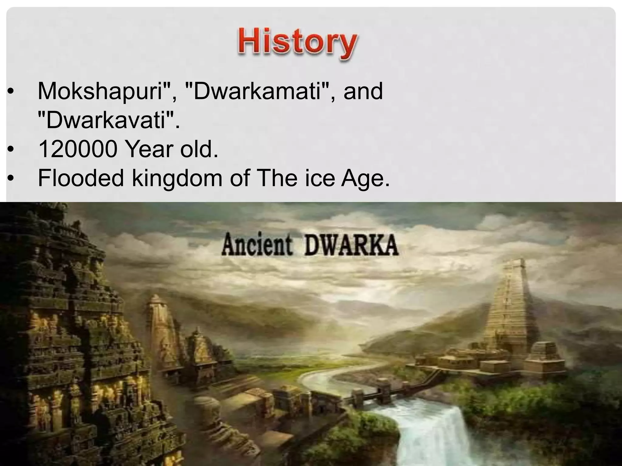 Sra1 dwarka lost city | PPTX
