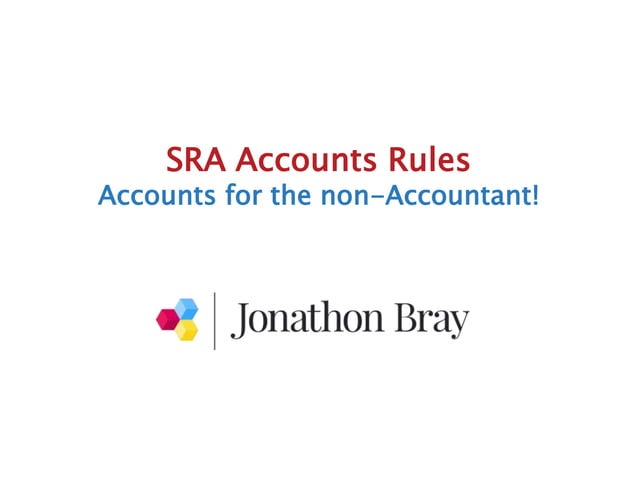 SRA Accounts Rules for Non-Accountants | PPT | Free Download