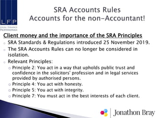 SRA Accounts Rules for Non-Accountants | PPT