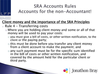 SRA Accounts Rules for Non-Accountants | PPT