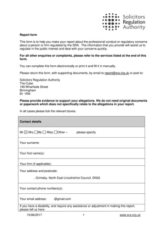 Sra complaint 28 november 2018 r | PDF