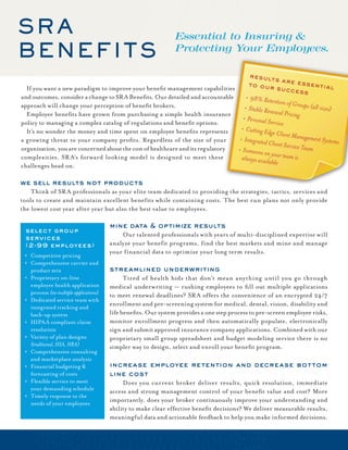 SRA Benefits 2-99 Employees | PDF