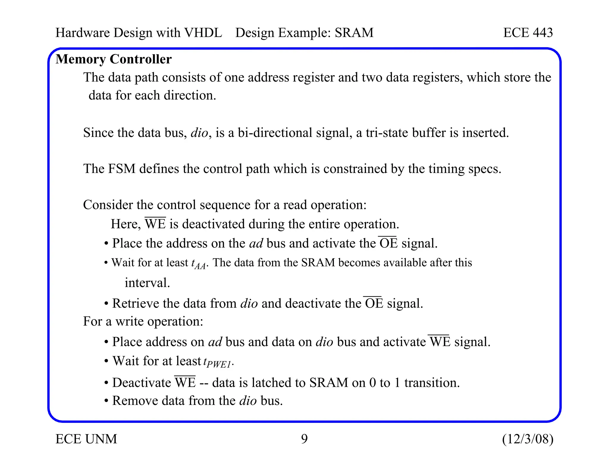 Static Ram Design Using Hardware Description Language | PPTX