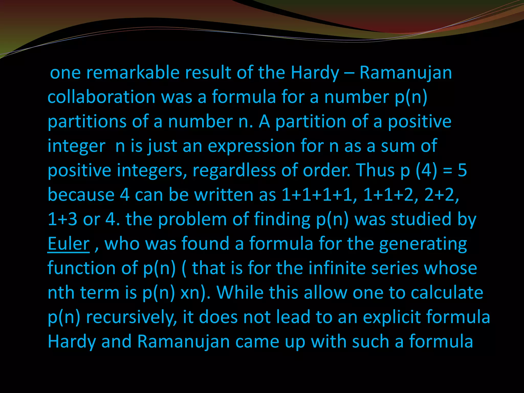 Srinivasa Ramanujan | PPTX