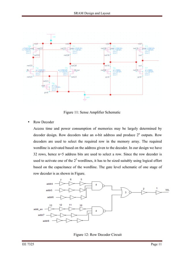 SRAM Design | PDF | Data Storage and Warehousing | Computing