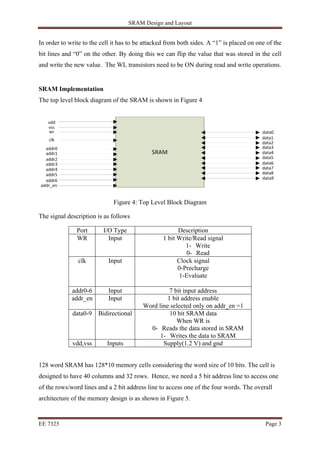 SRAM Design | PDF