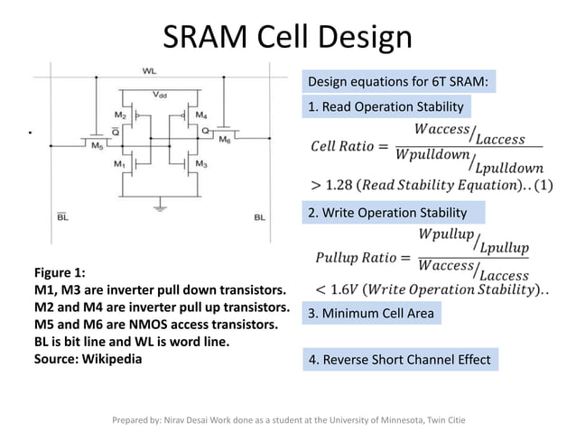 Design of a low power asynchronous SRAM in 45nM CMOS | PPTX ...