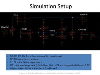 Design of a low power asynchronous SRAM in 45nM CMOS | PPTX