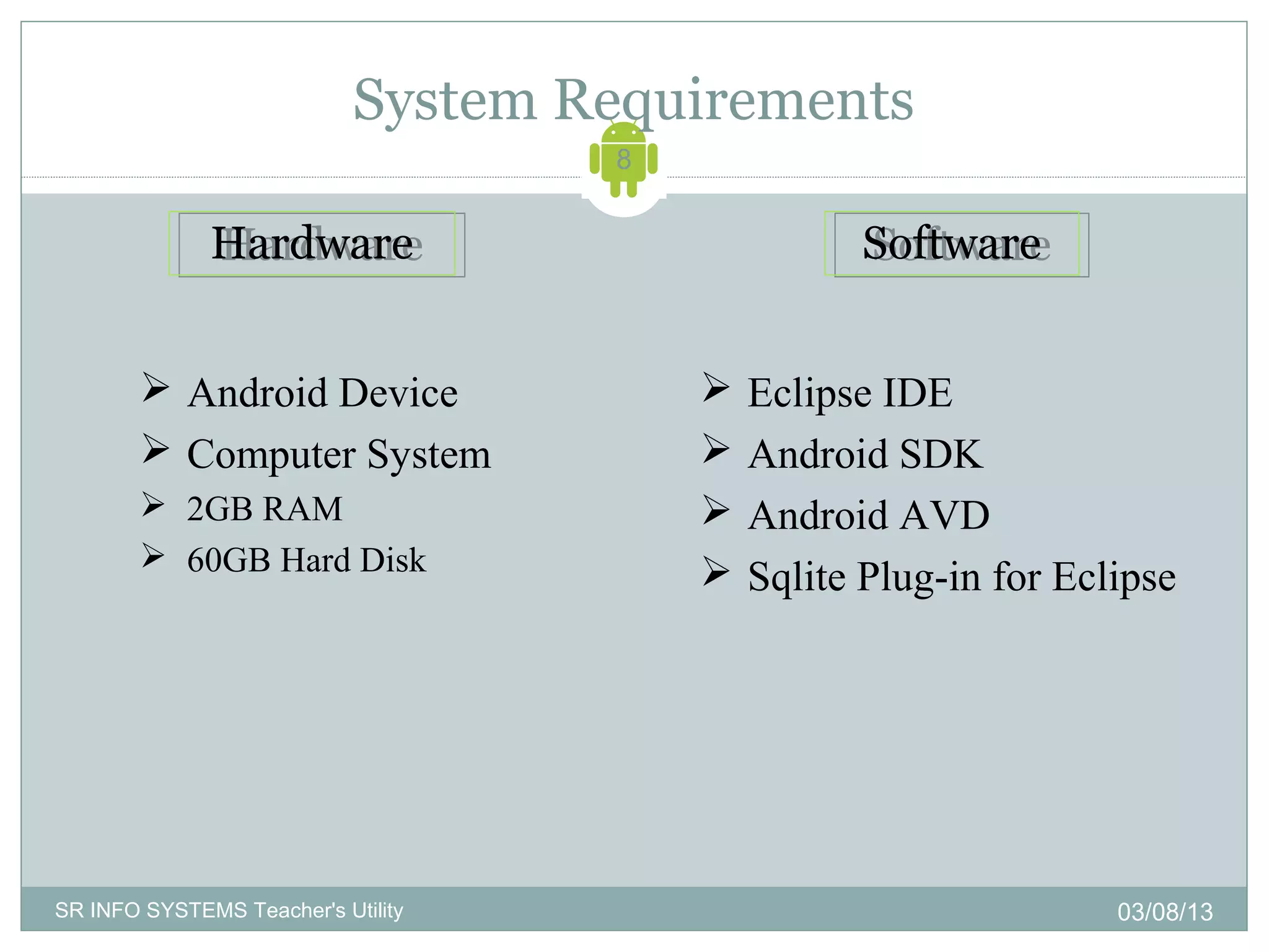 Srand007 teacher's utility | PPT