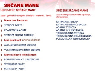 Srčane mane | PPTX