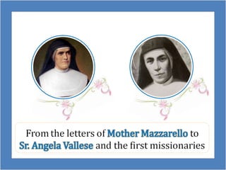 Sr angela vallese 17 agosto 2014_eng | PPT