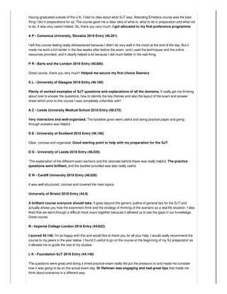 Sra revision online course by emedica | PDF