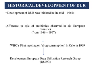 Drug Utilization research | PPTX