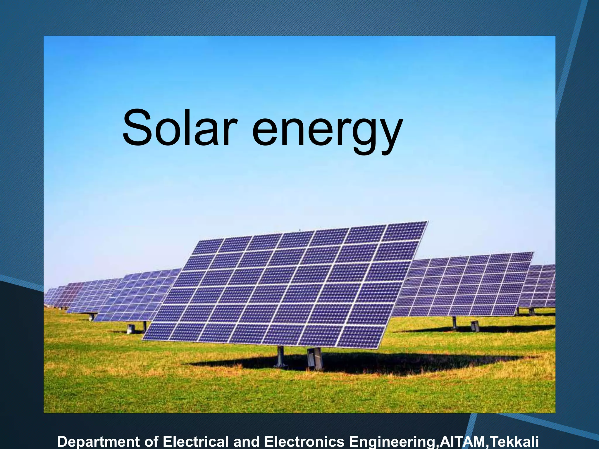 solar energy and how to help poor with sun energy ppt | PPTX