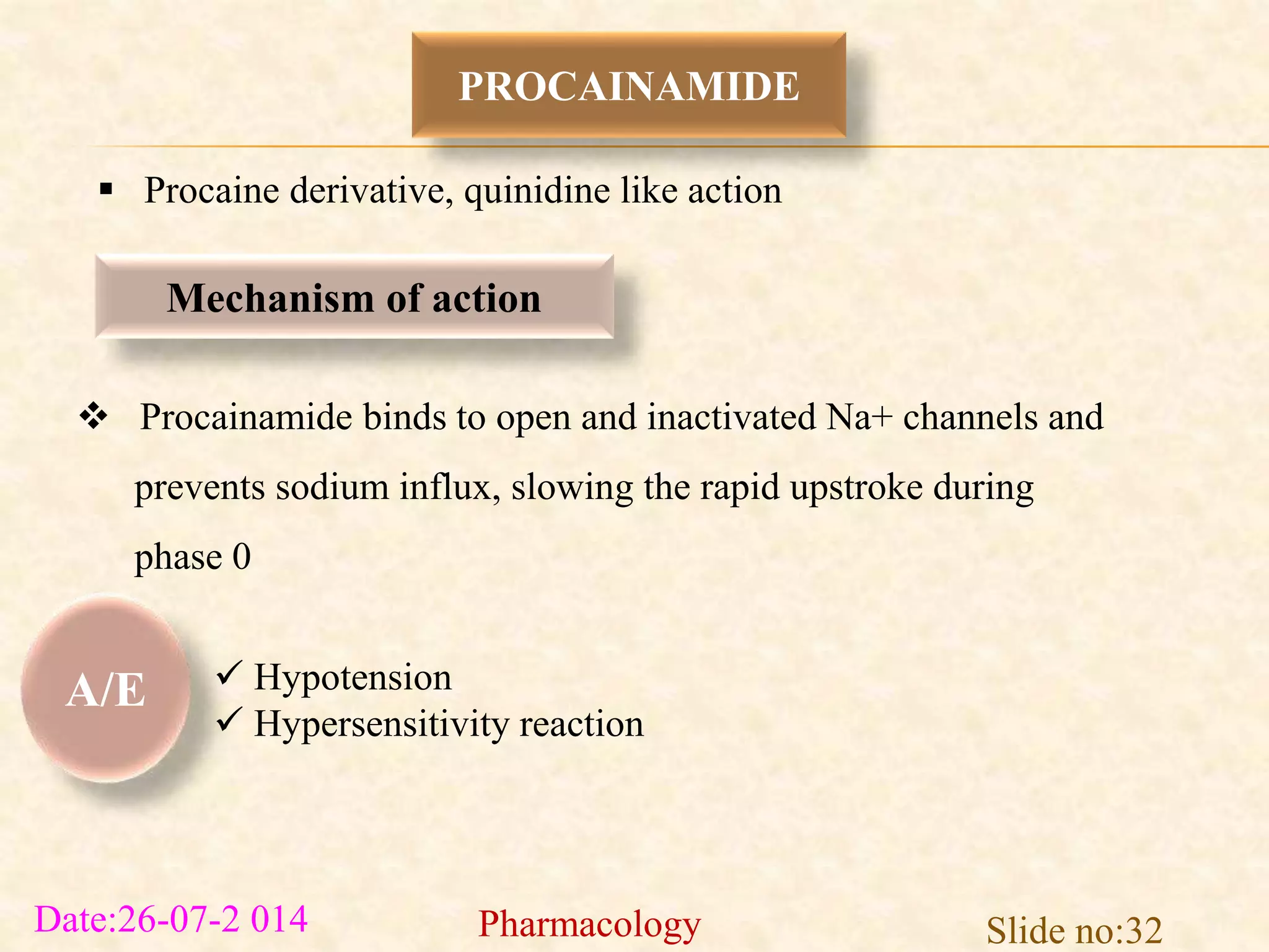 Arrhythmia & Antiarrhythmic Drugs | PPTX