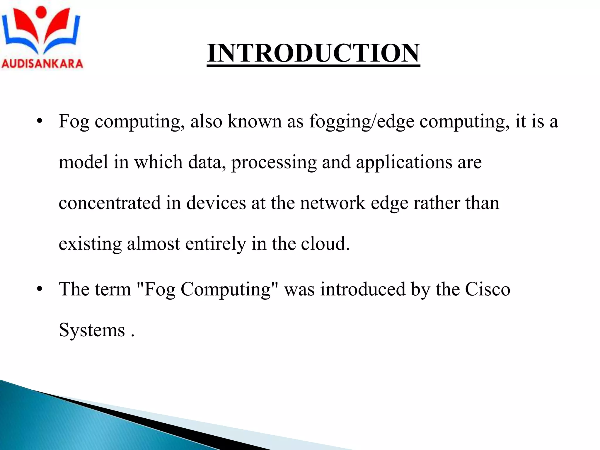 fog computing ppt | PPTX